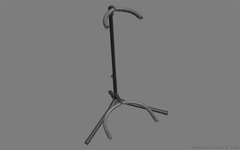 3D – Guitar Stand [WiP] - Ray Kit Shum - RAYKIT | Multimedia Design